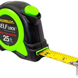 Komelon SL2825IE 25ft. Self Lock Tape Measure