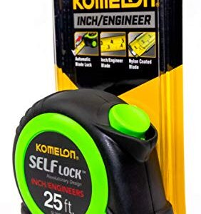 Komelon SL2825IE 25ft. Self Lock Tape Measure