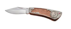 buffalo nickel pocket knife with genuine ruby