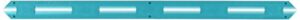 quilter's rule quick quarter seam guide 8in ruler, blue