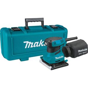 makita bo4556k 1/4 sheet finishing sander, with tool case