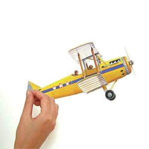 RoomMates RMK1197SCS Vintage Planes Peel and Stick Wall Decals