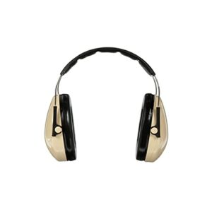 3m peltor h6av optime 95 over the head noise reduction earmuff, hearing protection, ear protectors, nrr 21db, ideal for machine shops and power tools, beige