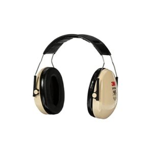 3M Peltor H6AV Optime 95 Over the Head Noise Reduction Earmuff, Hearing Protection, Ear Protectors, NRR 21dB, Ideal for Machine Shops and Power Tools, Beige