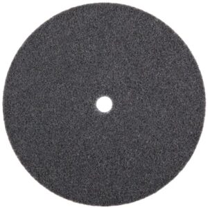 scotch-brite exl unitized wheel, silicon carbide, 5000 rpm, 6" diameter, 1/2" arbor, 2s fine grit (pack of 1)