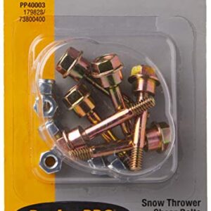 Poulan Pro PP40003 6-Pack Of Snow Thrower Sheer Pins & Bolts