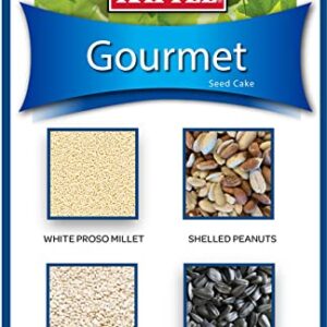 Kaytee Wild Bird Gourmet Seed Cake For Cardinals, Chickadees, Juncos, Titmice, Woodpeckers and More, 2 Pounds