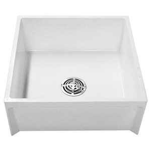 American Standard MSB2424100 Fiat Showers Molded Stone Mop Basin, White