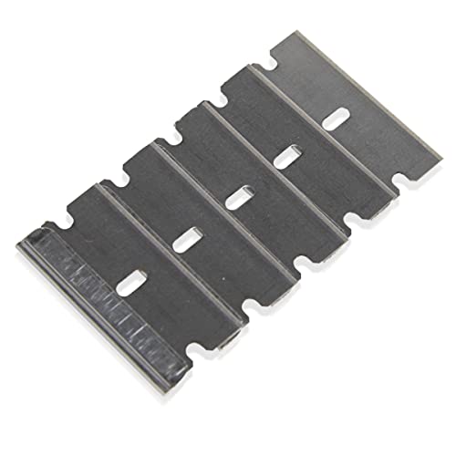 American Line Single Edge Razor Blades - 100-Pack - 0.012" Heavy Duty High Carbon Steel for Extra Durability and Long Life - 66-0448