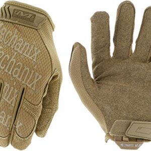 Mechanix Wear: The Original Tactical Work Gloves with Secure Fit, Flexible Grip for Multi-Purpose Use, Durable Touchscreen Safety Gloves for Men (Brown, Medium)