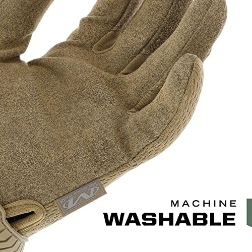 Mechanix Wear: The Original Tactical Work Gloves with Secure Fit, Flexible Grip for Multi-Purpose Use, Durable Touchscreen Safety Gloves for Men (Brown, Medium)