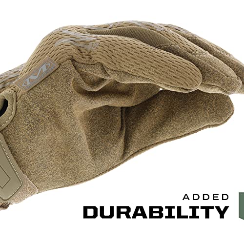 Mechanix Wear: The Original Tactical Work Gloves with Secure Fit, Flexible Grip for Multi-Purpose Use, Durable Touchscreen Safety Gloves for Men (Brown, Medium)