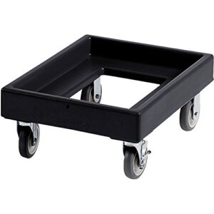 cambro cd300110 black camdollies food box dolly for camcarriers