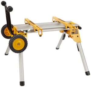 dewalt table saw stand, rolling stand, collapsible and portable, lightweight and compact (dw7440rs)