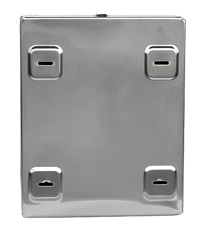 BOBRICK 4262 ConturaSeries Stainless Steel Paper Towel Dispenser with TowelMate, Satin Finish, 4-7/8" Length, 13-1/4" Height, 10-13/16" Width