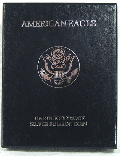 1995 Proof American Silver Eagle Dollar with Original Packaging