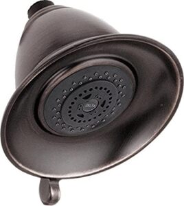 delta faucet 3-spray shower head, high pressure shower head oil rubbed bronze, massage shower head, high flow shower head, venetian bronze rp34355rb