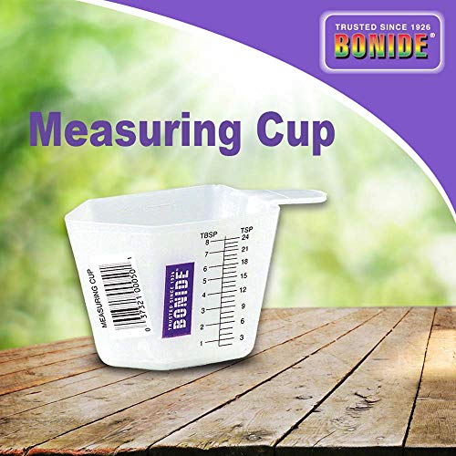 Bonide 4 oz Multipurpose Measuring Cups for Gardening Solutions, Measure and Mix Pesticides, Fertilizers at Home, White