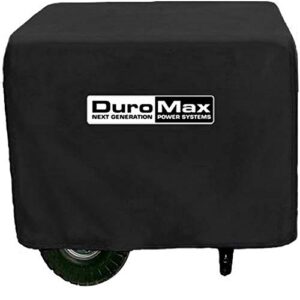 duromax xplgc generator cover for models xp6500e, xp8500e, xp10000e, and xp4000wge, black, large