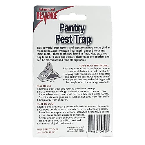 Revenge 076807007009 124/700 Pantry Pest Traps 2 pk