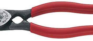 Klein Tools 1104 BX Cable Cutter and All-Purpose Shears for BX Cable, Sheet Metal, Steel Strapping, Bundling Wire, with Stripping Notch