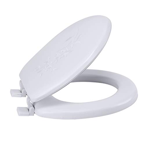 Soft Padded Toilet Seat - Embroidered (styles may vary)