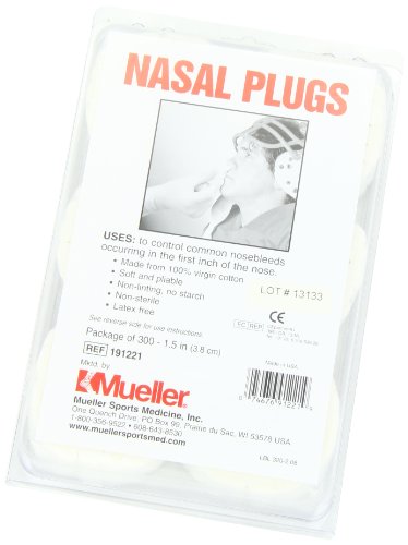 Mueller Nasal Plugs - 300 pack (PAC)