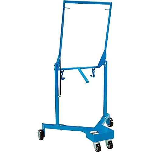 GLOBAL INDUSTRIAL Portable Drum Lifter & Palletizer, Steel, Blue, 800 Lb. Capacity