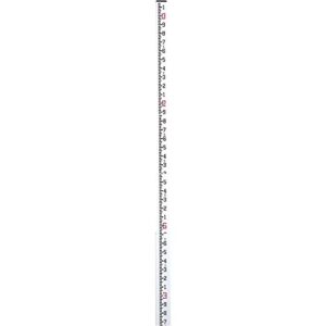 cst/berger 06-913 4 section 13 foot fiberglass measuremark telescoping rod graduated in 10ths , white