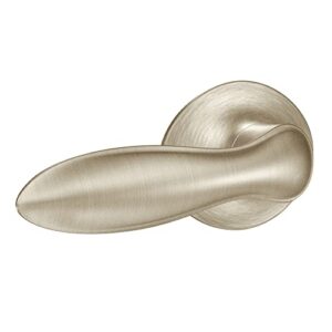 moen yb2801bn eva collection toilet tank lever, 6.8 x 4.4 x 3 inches, brushed nickel