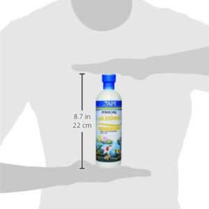 API POND pH DOWN Pond Water pH Reducing Solution 16-Ounce Bottle, White, Model:170B