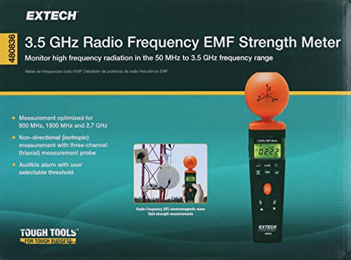 Extech 480836 EMF Strength Meter 3.5GHz RF