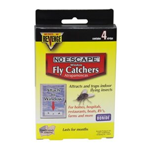 revenge window fly catchers - 1 box (4 strips)