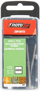 roto zip tc4 1/8-inch tile-cutting carbide zip bits, 4-pack