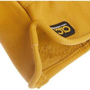 Custom Leathercraft2060L Top Grain Goatskin Work Gloves, Large, Gold