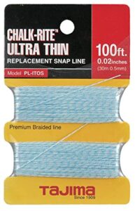 tajima taj-54340 replacement cord for ink, rite chalk line reel 0.5 mm x 30m - 1 piece.