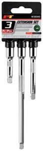 performance tool w36940 3 piece socket extension bar set, 1/4-inch drive