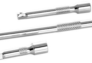 Performance Tool W36940 3 Piece Socket Extension Bar Set, 1/4-Inch Drive