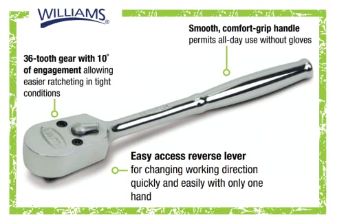 Williams M-52EHA Enclosed Head Ratchet 1/4-Inch