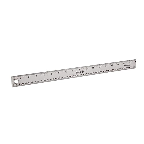 Empire Level 27318 Ruler, Stainless Steel, 18-Inch