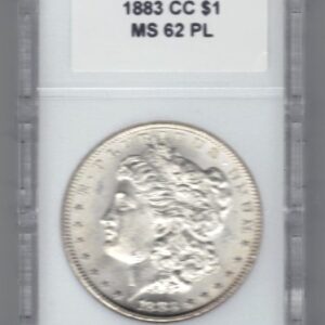 1883-CC Carson City Uncirculated BU Morgan Silver Dollar