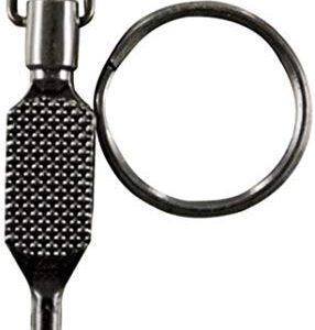 ZAK Tool ZT-9P Flat Knurled Swivel Key, Black