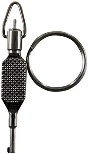 ZAK Tool ZT-9P Flat Knurled Swivel Key, Black