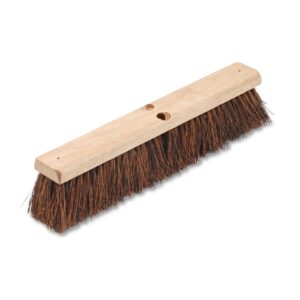 boardwalk bwk20118 18 in. brush 3.25 in. natural palmyra fiber bristles floor brush head