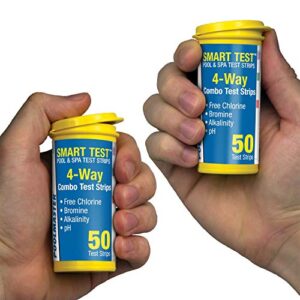 Poolmaster 22211 Smart Test 4-Way Pool and Spa Test Strips - 50ct