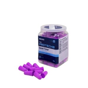 flents foam ear plugs, 50 pair for sleeping, snoring, loud noise, traveling, concerts, construction, & studying, nrr 33, purple, made in the usa