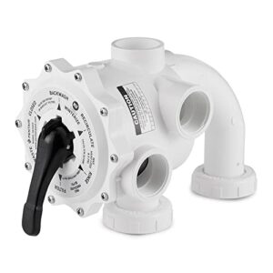 pentair 261055 multiport valve for triton and quad d.e. filters, 2 inch, 7 1/2 inch centerline,white