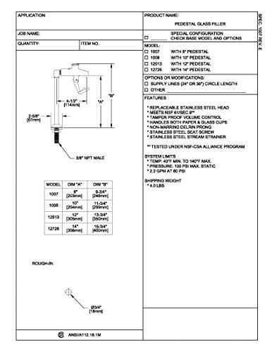 Fisher Glass Filler 10Ped 3/8M