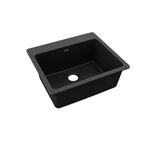 Elkay Quartz Classic ELG2522BK0 Single Bowl Drop-in Sink, Black