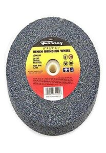 forney 72400 bench grinding wheel, vitrified with 1-inch arbor, 60-grit, 6-inch-by-3/4-inch